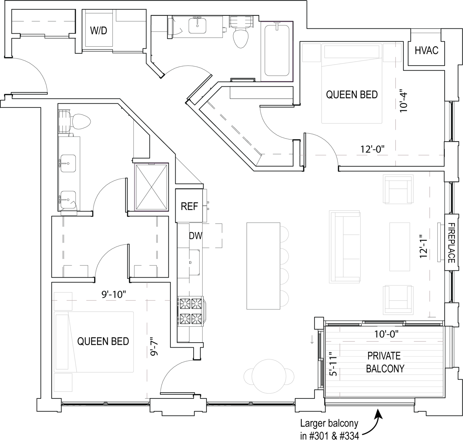 The Archive Apartments in North Loop - Floor Plans